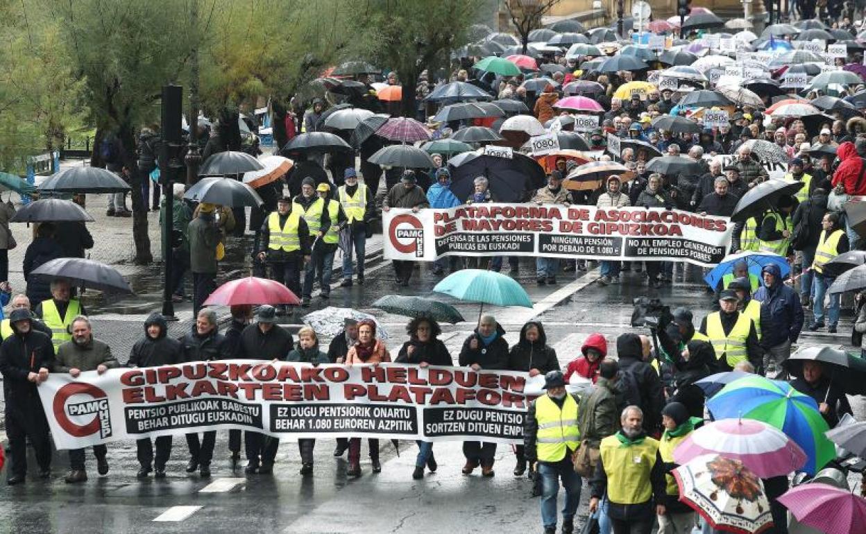 Pensionistas Vascos Piden Al Próximo Gobierno Central Un Calendario